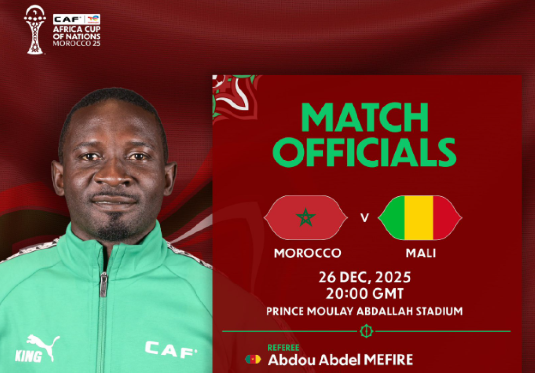Maroc - Mali : la CAF confie le sifflet à Abdou Abdel Mefire - Pouvoirs ...